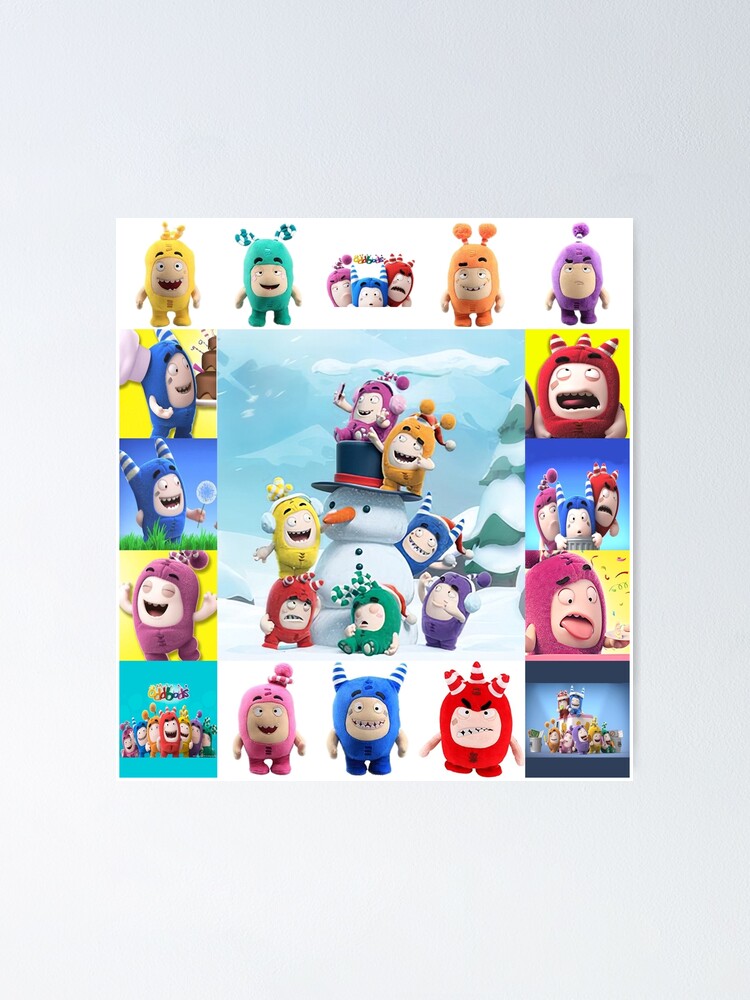 "Oddbods For Fans " Poster for Sale by Patriciaazparr | Redbubble