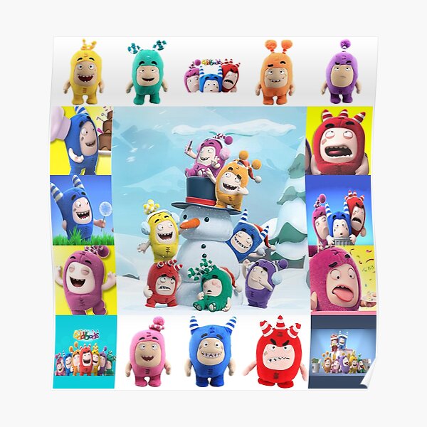"Oddbods For Fans " Poster for Sale by Patriciaazparr | Redbubble
