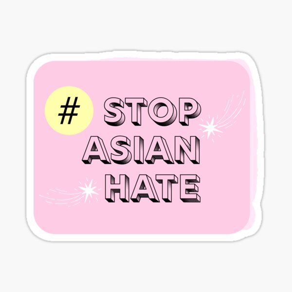 Stop Asian Hate Fortune Cookie Fundraiser Sticker Stickers, Labels ...