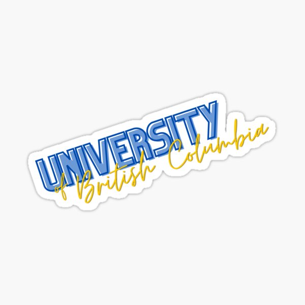 "UBC logo" Sticker for Sale by rhxxnx | Redbubble