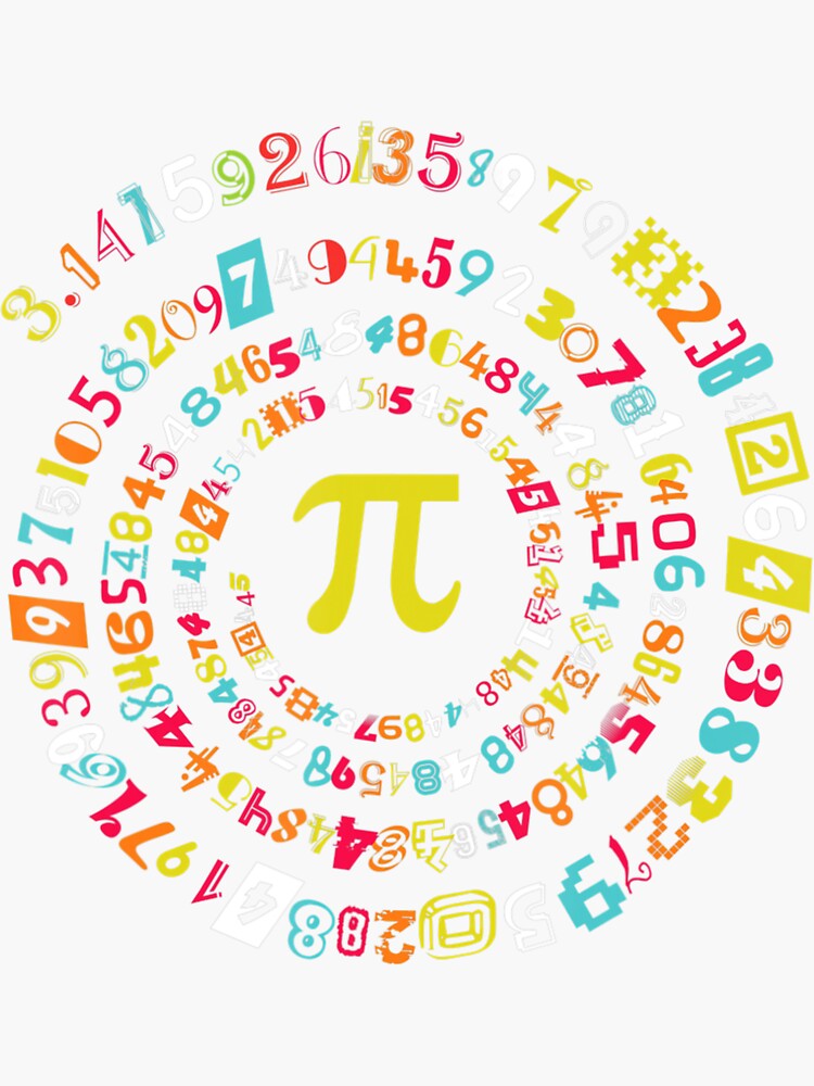 "Pi Day Spiral Pi Math For Pi Day 314" Sticker for Sale by Jindohu58299 ...