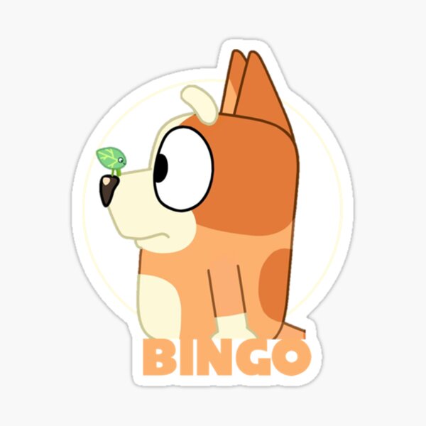 "Bingo" Sticker for Sale by glassbloo | Redbubble