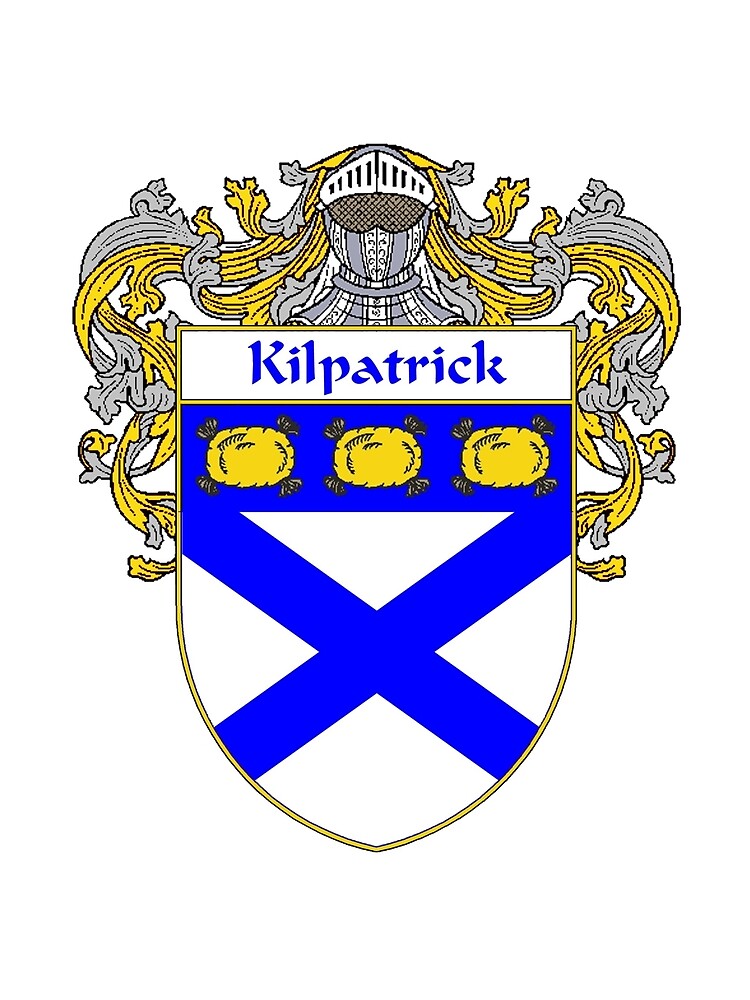 "Kilpatrick Coat of Arms/Family Crest" Drawstring Bag for Sale by ...