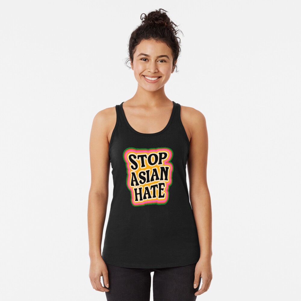 "Stop Asian Hate." Sticker for Sale by jessicawustudio | Redbubble
