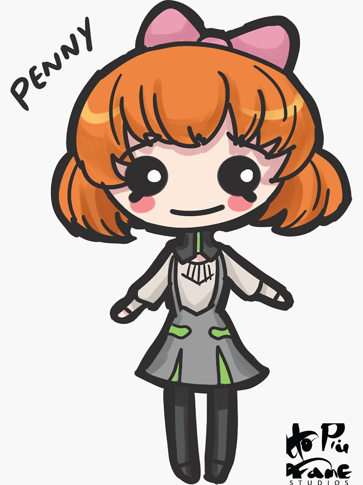 "Penny Chibi" Sticker by Nothisispatrick | Redbubble