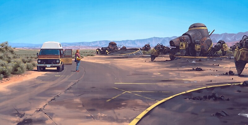 "The Geologist" by Simon Stålenhag | Redbubble