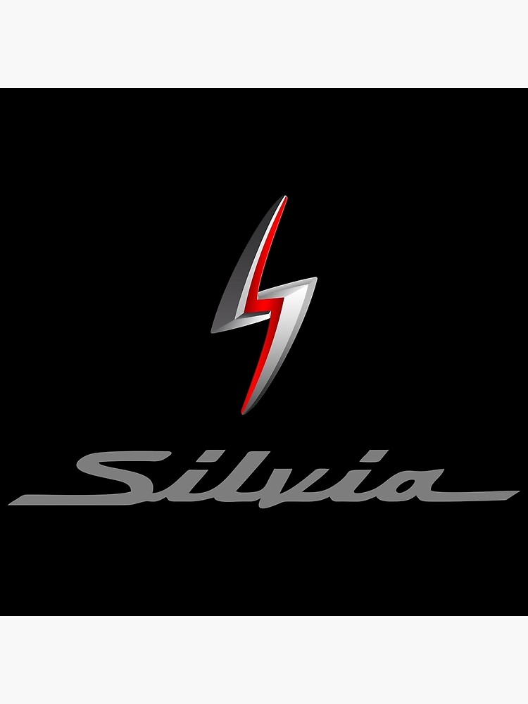 "Alluring Silvia Car Logo" Poster by gharunk | Redbubble