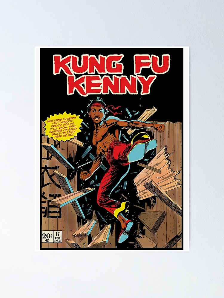 "Kung fu kenny poster" Poster for Sale by mariaclemons | Redbubble