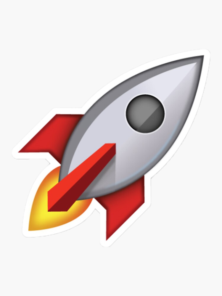 "ROCKETSHIP STICKER" Sticker for Sale by eefie | Redbubble
