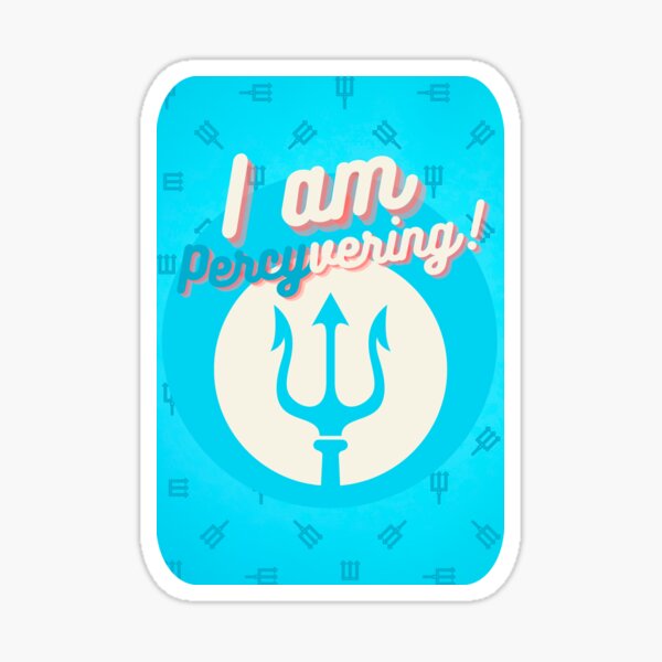 "Percy Jackson Pun Design" Sticker for Sale by TheCapricaStore | Redbubble