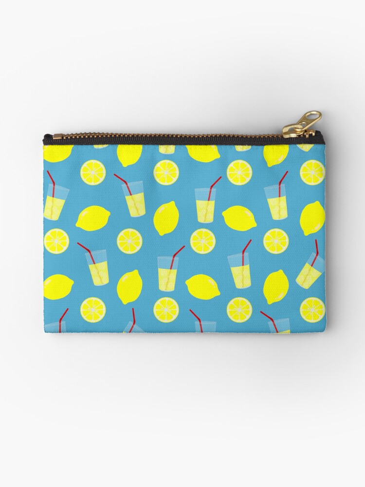 "Lemonade Lemon Cute Summer Pattern" Zipper Pouch for Sale by Miss Tea ...