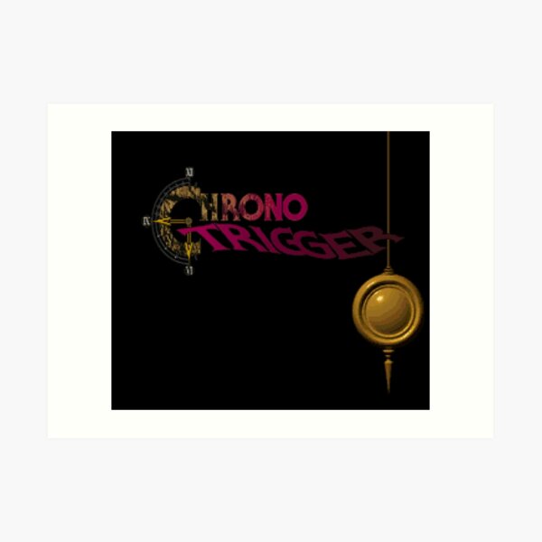 "Chrono Trigger - Logo" Art Print by muramas | Redbubble
