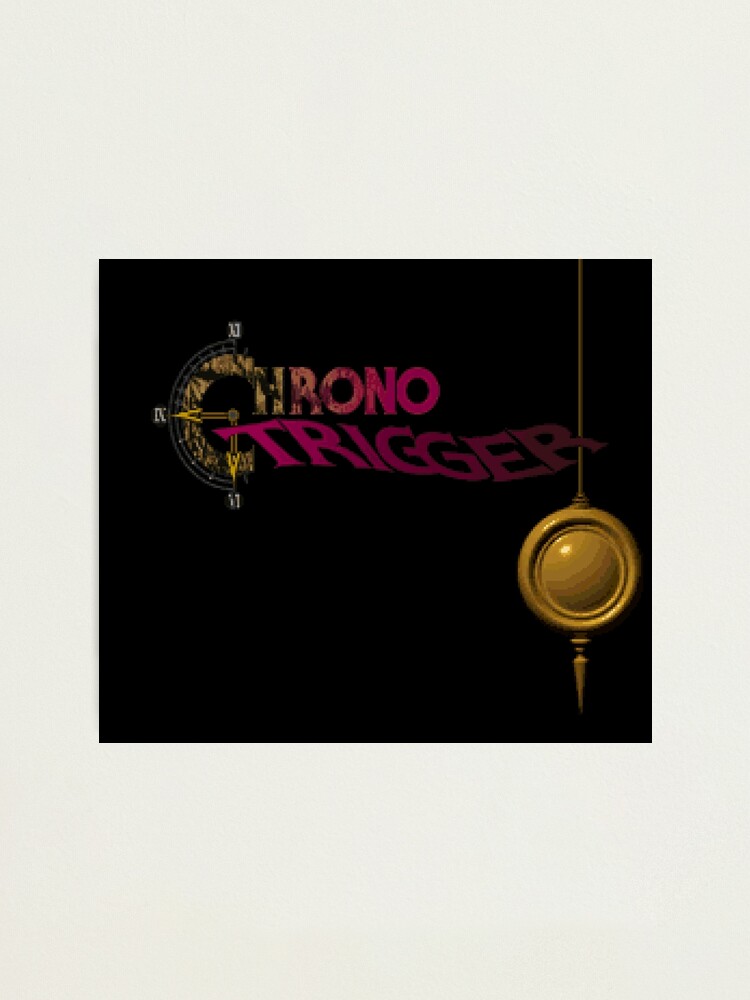 "Chrono Trigger - Logo" Photographic Print by muramas | Redbubble