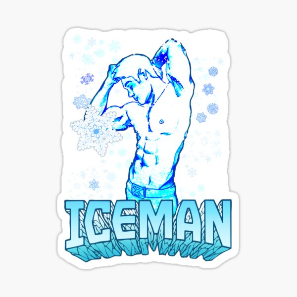 "Iceman" Sticker by mellamomateo | Redbubble