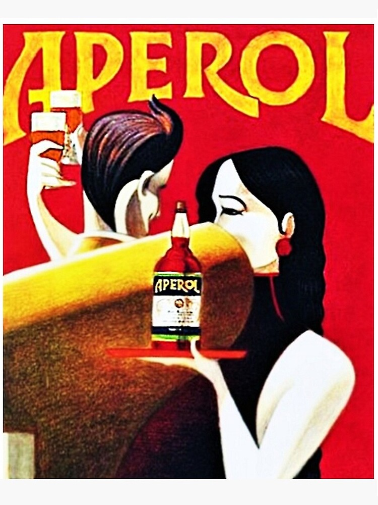 "Vintage Italian Apero Aperitif Antico Lithograph " Poster for Sale by ...