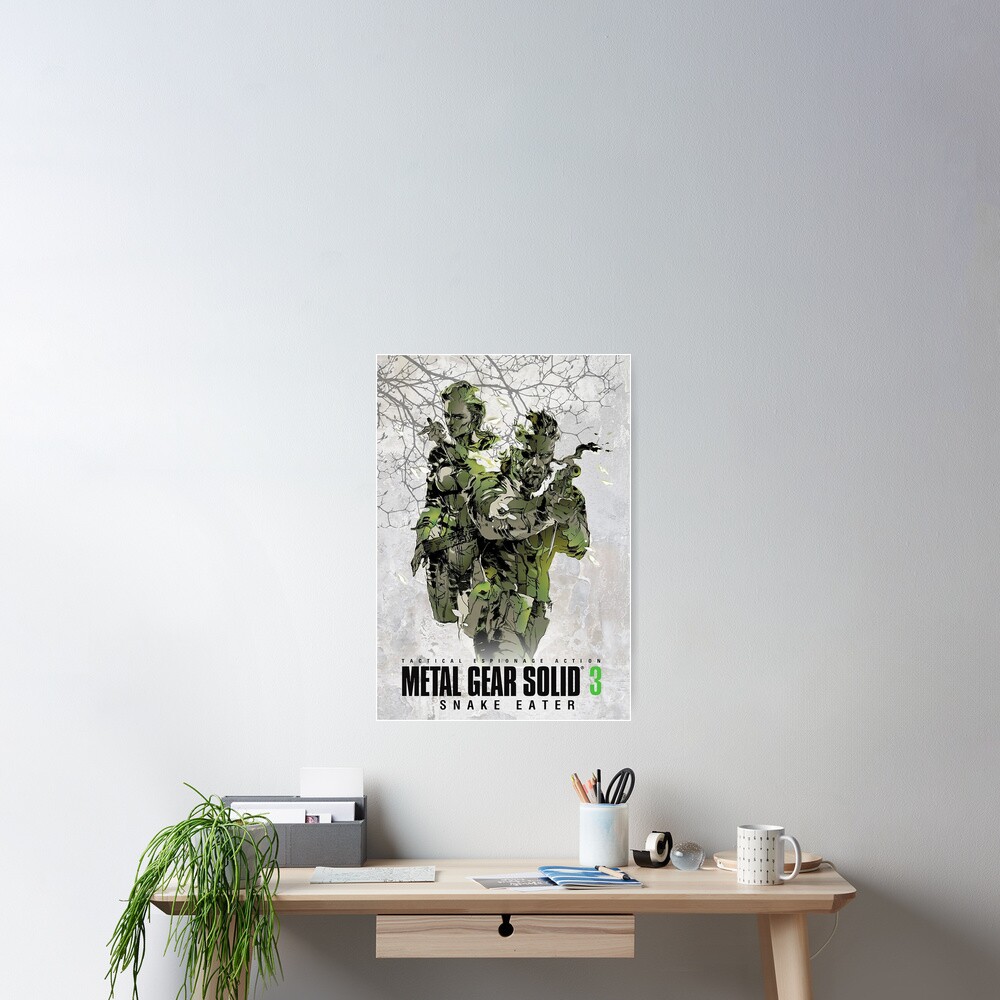 "Metal Gear Solid 3 Design" Poster for Sale by dakotabois | Redbubble