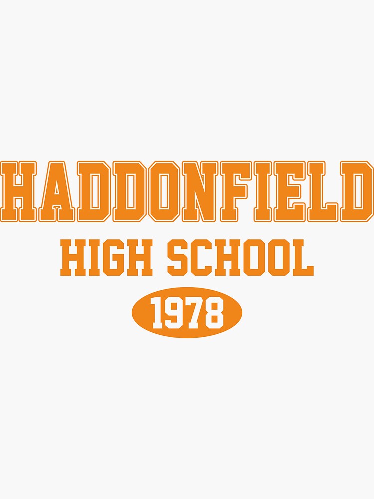 "Haddonfield High School 1978" Sticker for Sale by skndaa | Redbubble