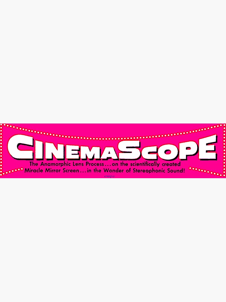 "Cinemascope Logo Scientifically created with Stereophonic Sound ...