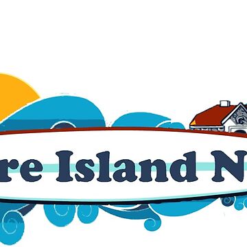 "Fire Island - New York." Sticker for Sale by America Roadside. | Redbubble