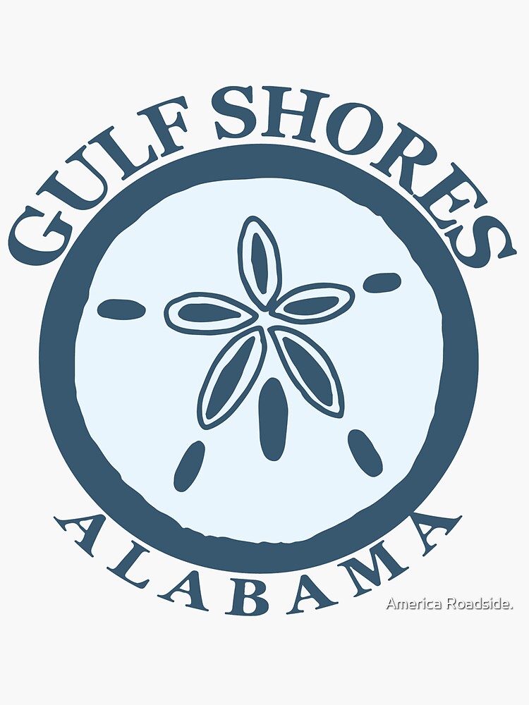 "Gulf Shores - Alabama." Sticker for Sale by ishore1 | Redbubble