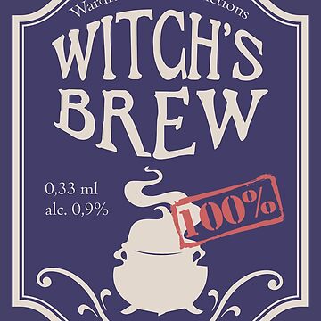 "Witch's brew label" Sticker for Sale by legateesofmoon | Redbubble