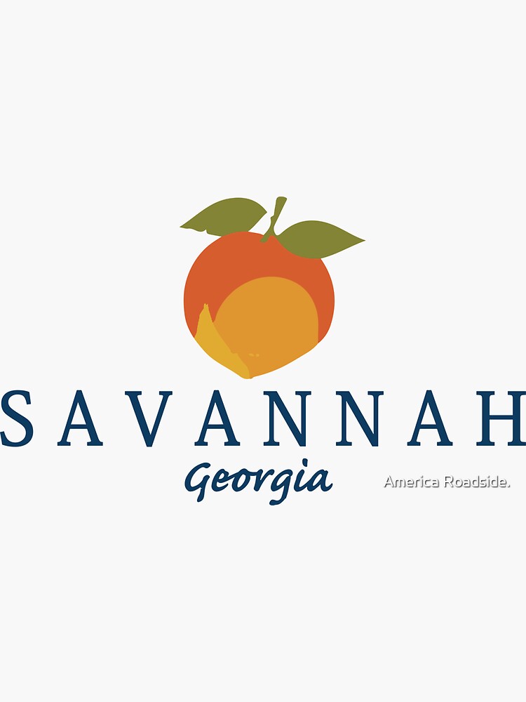 "Savannah -Georgia." Sticker for Sale by ishore1 | Redbubble
