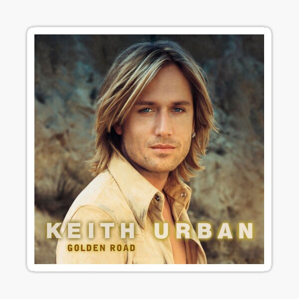 "Keith Urban Golden road" Sticker for Sale by fieldsmarc | Redbubble