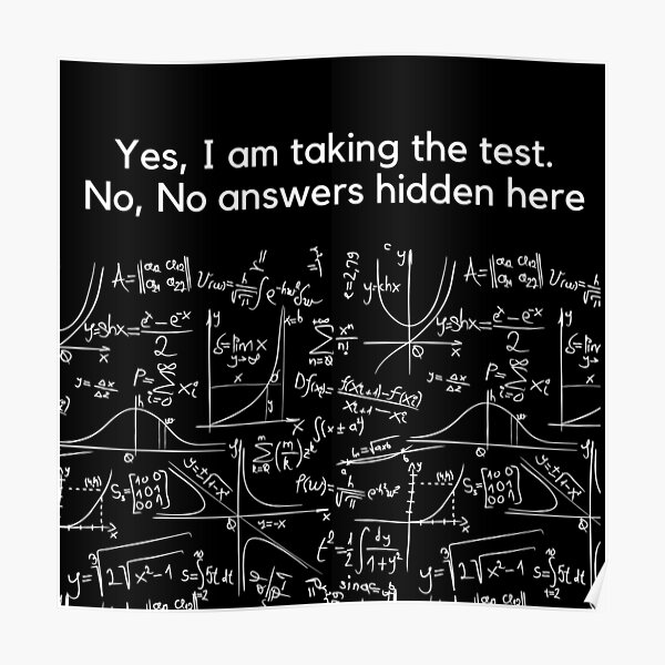 "Maths Nerd - Maths Geek Funny and Cool" Poster for Sale by ...
