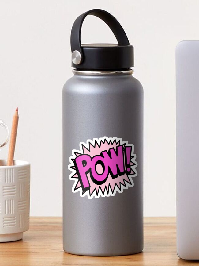 "Pow" Sticker for Sale by redstitchlab | Redbubble