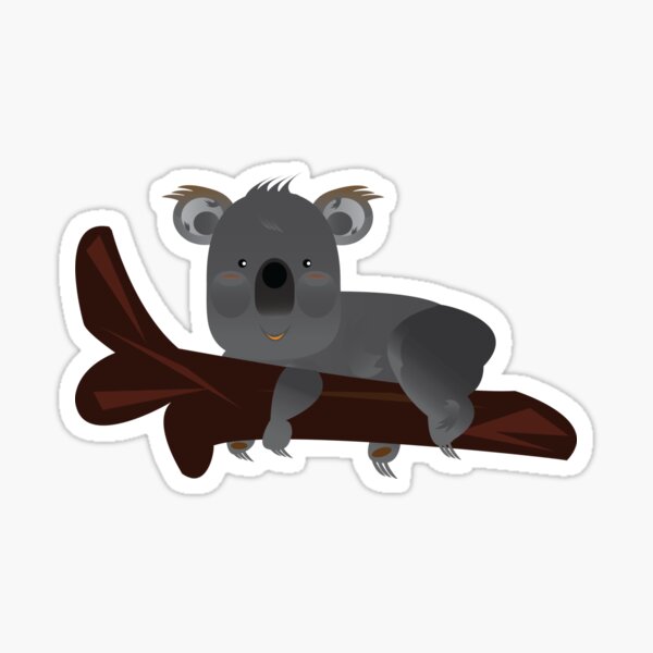 "Cute Koala Bear" Sticker by ELBERSAID | Redbubble