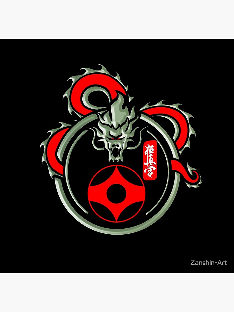 "Kyokushin Karate Dragon Power - Martial Arts Design" Poster for Sale ...