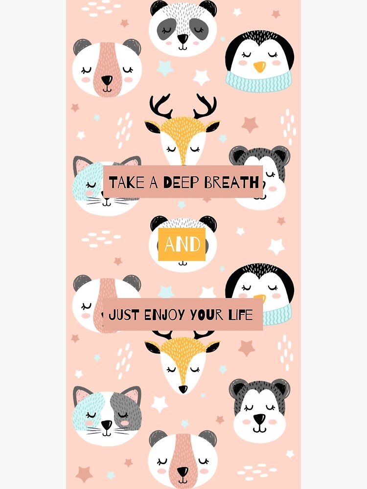 "Take a deep breath" Poster for Sale by dachroians | Redbubble