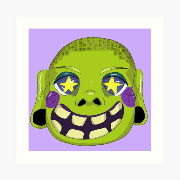 "Cute troll face" Art Print for Sale by annoyingarts | Redbubble