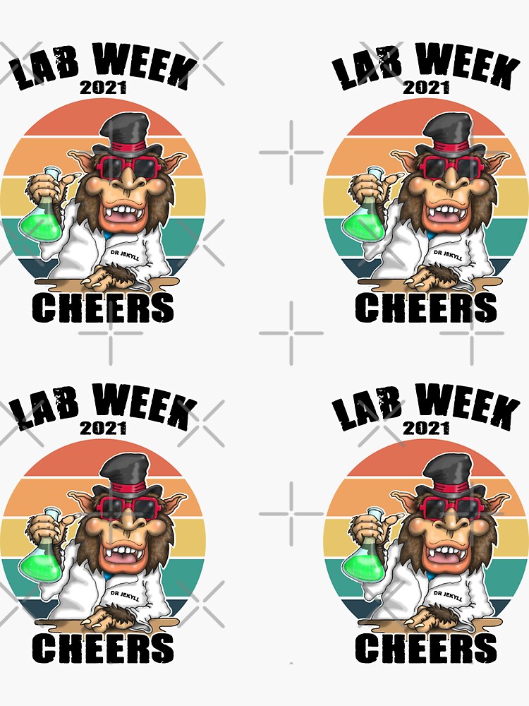 "Funny Lab Week Laboratory technician" Sticker for Sale by Status71 ...