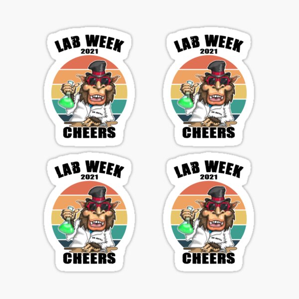 "Funny Lab Week Laboratory technician" Sticker for Sale by Status71 ...