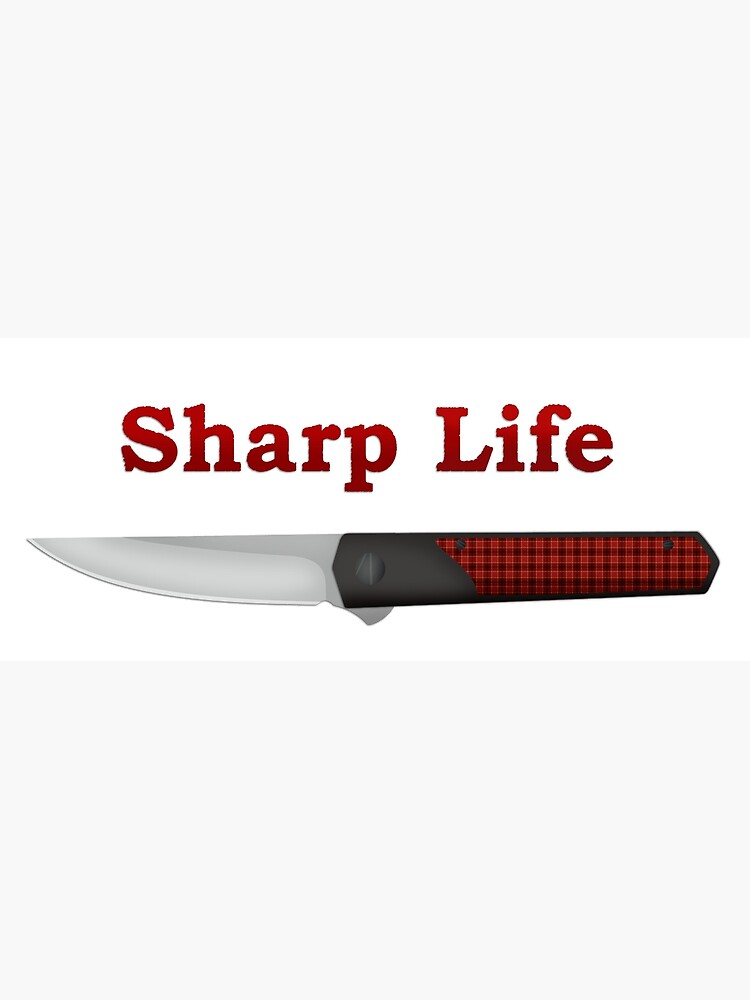 "Sharp Life" Poster by krabbaraban | Redbubble