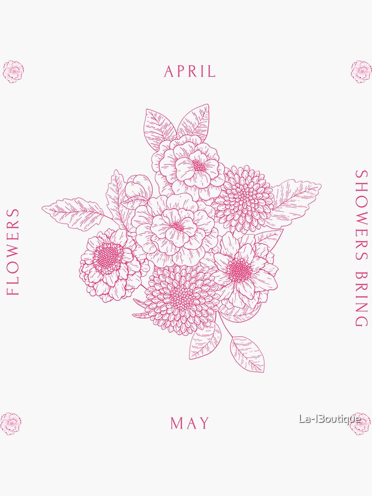 "April Showers bring may flowers, inspirational, motivational spring ...