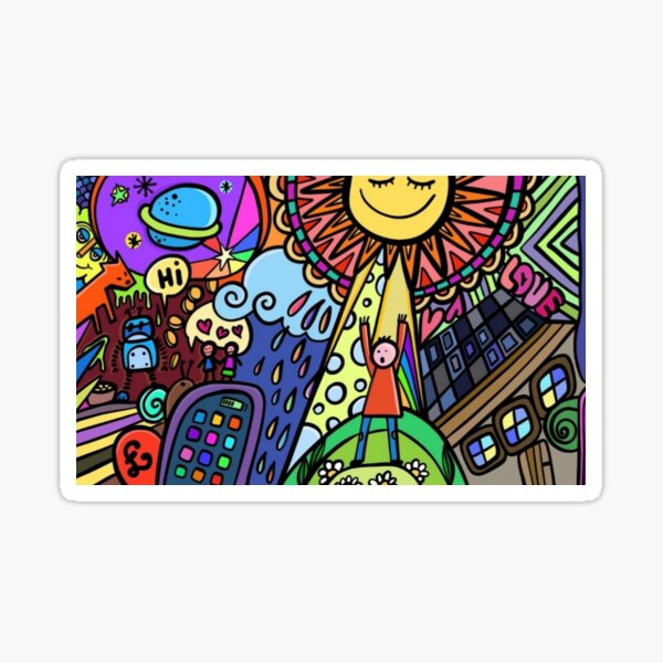 "Cartoon" Sticker for Sale by LamaTeks | Redbubble