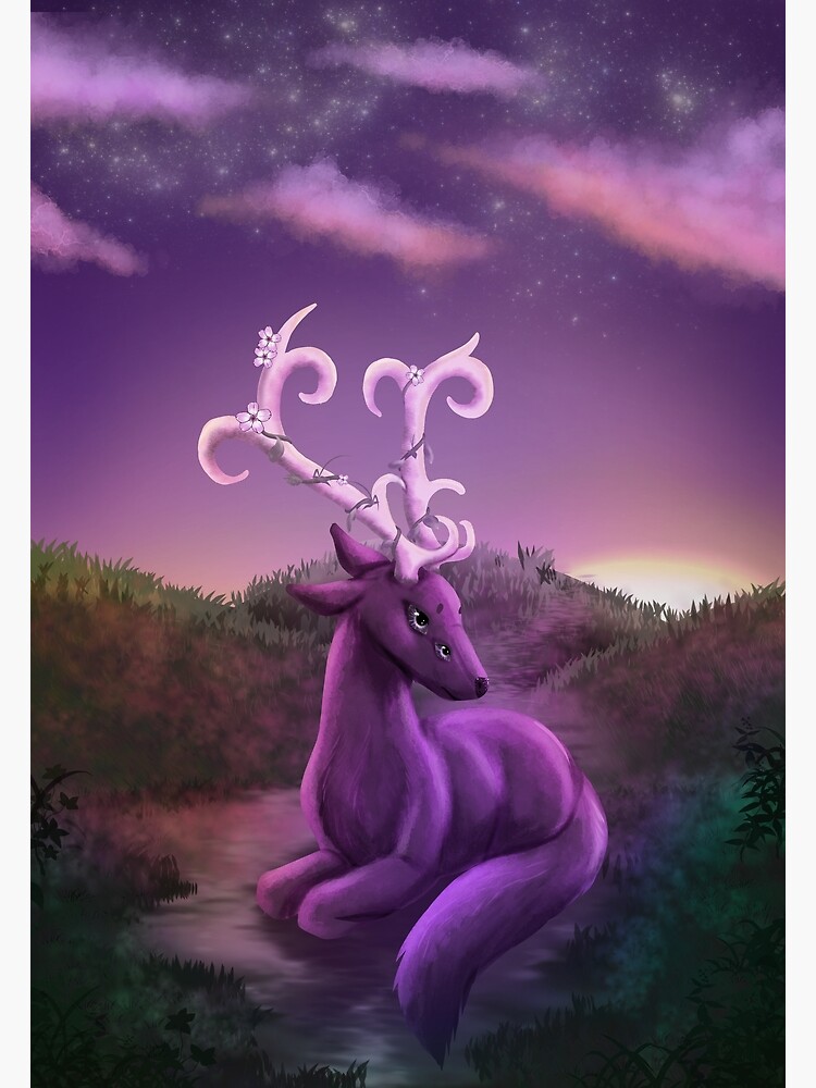 "mythical deer-like creature" Poster by hekemarts | Redbubble