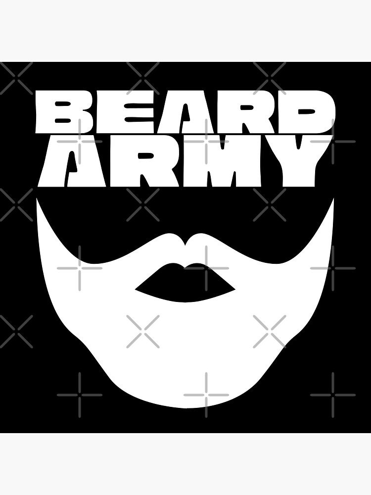 "Beard Army" Sticker by Rayn2020 | Redbubble