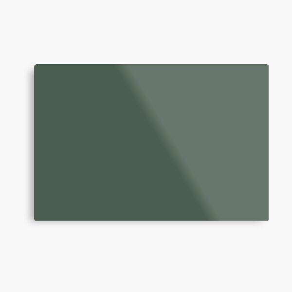 Lámina metálica «Los más vendidos color verde oscuro pares de colores ...