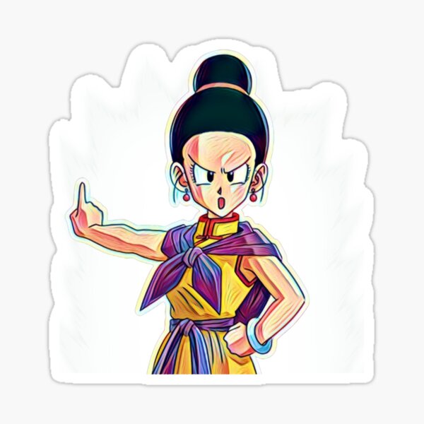 "Train Insaiyan Chi-Chi" Sticker for Sale by wickeddesigns1 | Redbubble