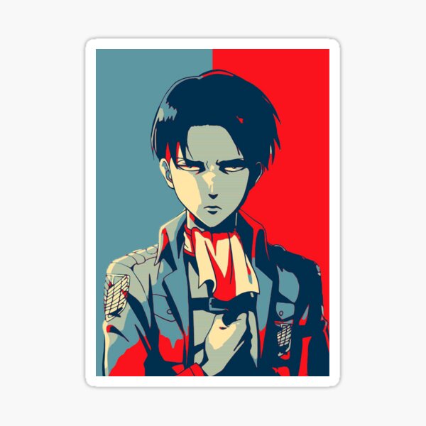 "Levi Ackerman Attack on Titan" Sticker by xxsoraXIII | Redbubble