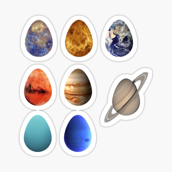 "Easter Planet Eggs - Sticker Packs" Sticker by trendistic | Redbubble