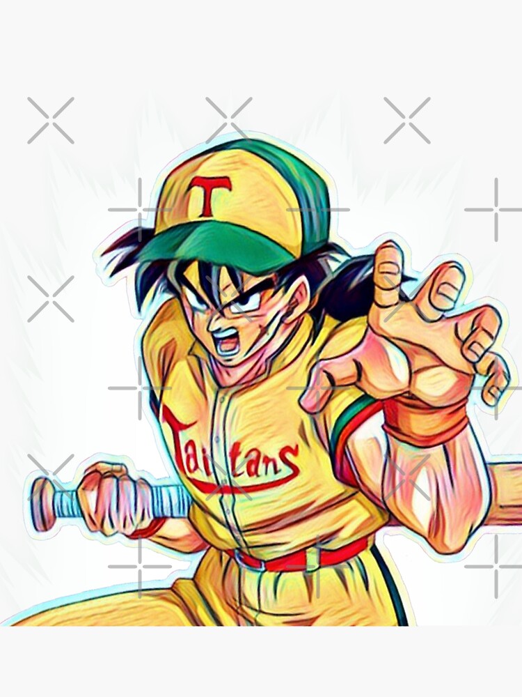"Train Insaiyan Yamcha Baseball team" Sticker for Sale by ...