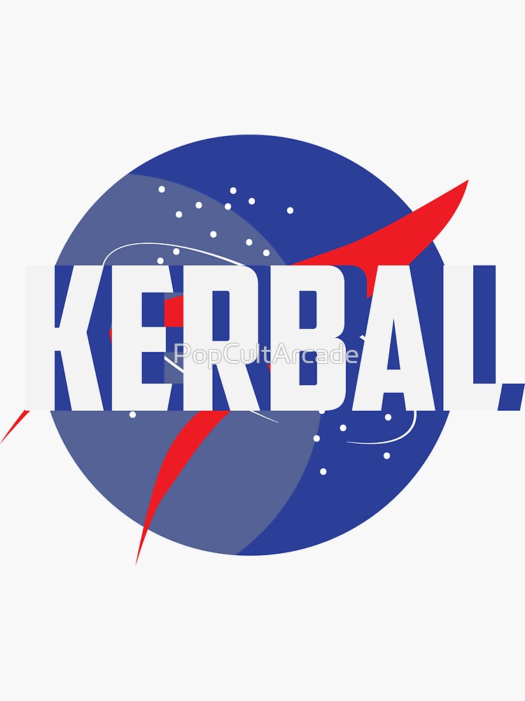 "Kerbal Space Program Logo - Minimalist gaming design - Video Game Art ...