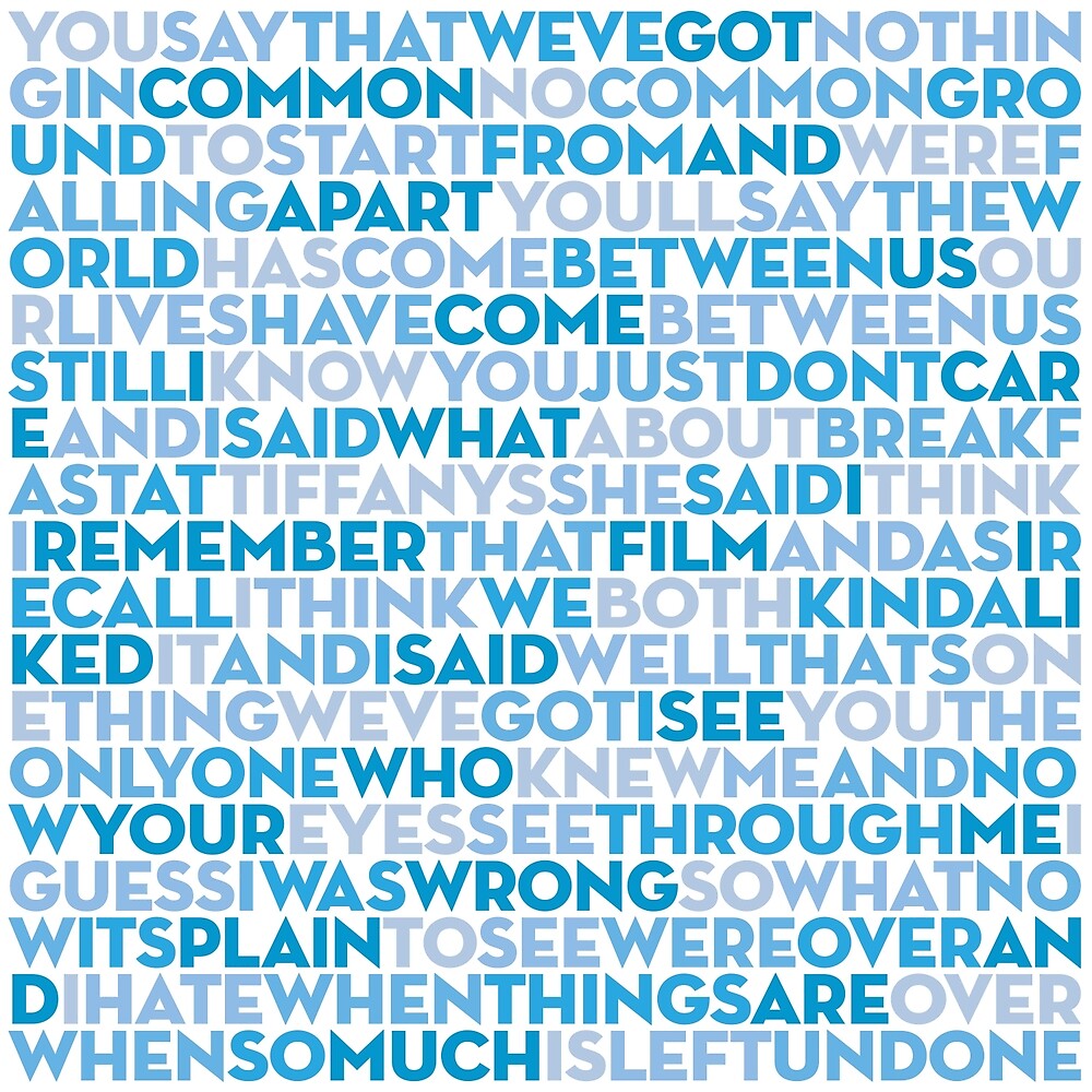 "Breakfast at Tiffany's - Deep Blue Something (lyrics) v.9" by Brett ...