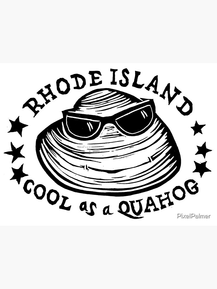 "Rhode Island is Cool as a Quahog - Meet "Quint" - original linocut ...