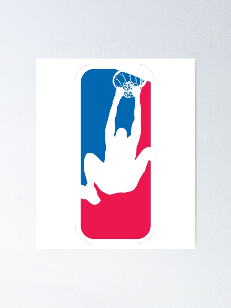 "Shaquille ONeal NBA Logo" Poster for Sale by goodapperance | Redbubble