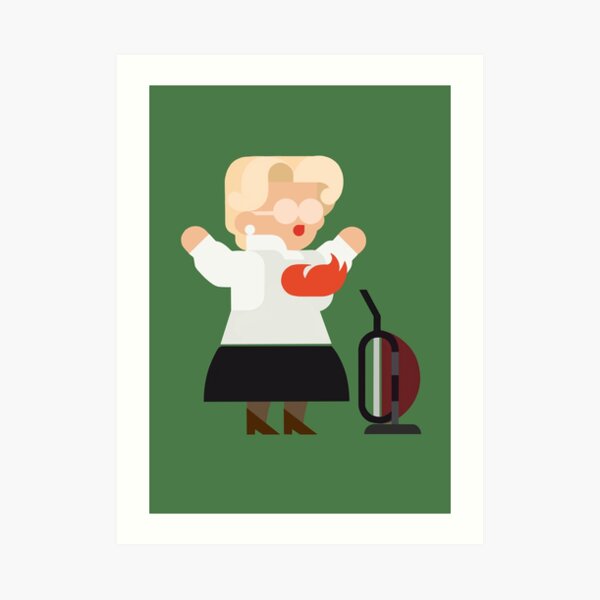 "Mrs Doubtfire" Art Print by saulrev1 | Redbubble